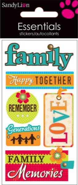 Family Tree Scrapbooking Paper Stickers Scrapbook Album