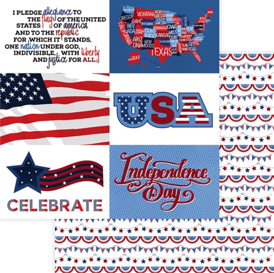 USA Scrapbooking Paper America Scrapbook Album