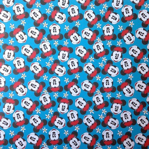 Mickey and Minnie Mouse Disney Scrapbooking paper